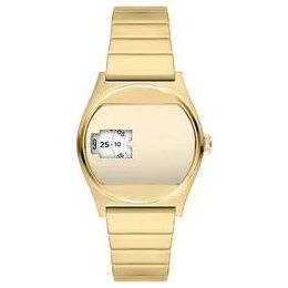 Quarzuhr Liebeskind Berlin "Vinyl Vision", goldfarben, Armbanduhren, Damen, Armbanduhr, Damenuhr, Edelstahlarmband, analog