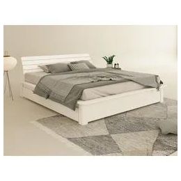 Schubkasten Home Affaire "Antri", weiß, B:192cm H:21cm T:68cm, Massivholz, Schubladen, passend zum Massivholzbett 'Antri', FSC zertifiziertes Massivholz