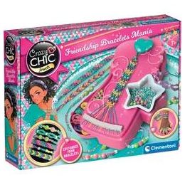 Kreativset Clementoni "Crazy Chic, Freundschafts-Armbänder", bunt, Kreativsets, Kinder, Kunststoff, Made in Europe