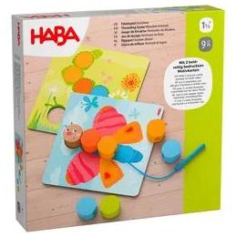 Motorikschleife Haba "Holztiere", bunt, Motorikspielzeug, Kinder, Holz, Polyester