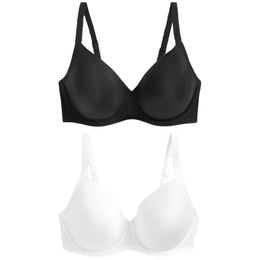 next BH Damen Gr&ouml;&szlig;e 90 schwarz / wei&szlig;