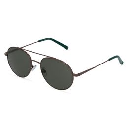 Fielmann BD 434 SUN FA | Unisex-Sonnenbrille | Fassung: Vollrand, Pilot, Edelstahl, Gun Dunkel | Glasfarbe: G15