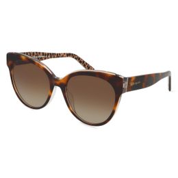 Kate Spade AUBRIELLA/G/S | Damen-Sonnenbrille | Fassung: Vollrand, Rund, Acetat, Havanna | Glasfarbe: Braun