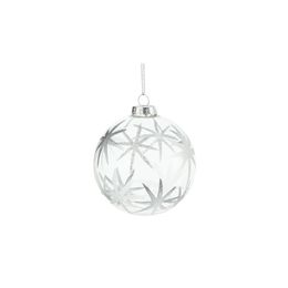 HOME STORY Weihnachtsbaumkugel ¦ transparent/klar ¦ Glas,Aluminium Ø: 8 » Höffner