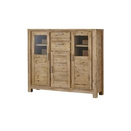 Woodford Highboard Borneo ¦ holzfarben ¦ Maße (cm): B: 160 H: 140 T: 45.0 » Höffner