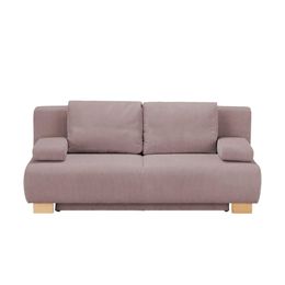 Höffner Querschläfer Sofa aus Cord Ralf rosa/pink Maße (cm): B: 196 H: 89 T: 94.0 » Höffner