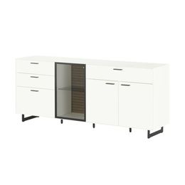 Wohnwert Sideboard Spektrum ¦ weiß ¦ Maße (cm): B: 197 H: 83 T: 46.0 » Höffner