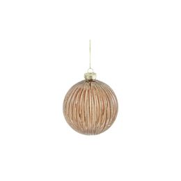 HOME STORY Weihnachtsbaumkugel gold Glas,Aluminium Maße (cm): H: 10 Ø: 10 » Höffner