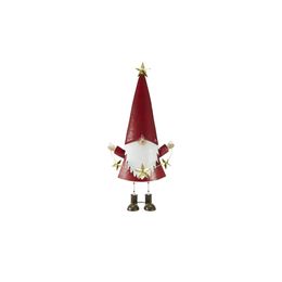 HOME STORY Deko Figur Weihnachtsmann rot Metall Maße (cm): B: 26 H: 56 T: 12.5 » Höffner