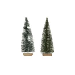 Höffner Deko Tannenbaum 2fach sortiert grün Massivholz,Kunststoff Maße (cm): H: 32 Ø: 12 » Höffner