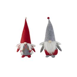 HOME STORY Weihnachtswichtel sortiert rot Polyester,Sand,Holzwerkstoff Maße (cm): B: 14 H: 40 » Höffner