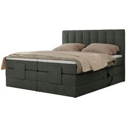 H&ouml;ffner Motor Boxspringbett mit Bettkasten Comforto grau Ma&szlig;e (cm): B: 148 H: 124 &raquo; H&ouml;ffner