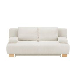 Höffner Querschläfer Sofa aus Cord Ralf creme Maße (cm): B: 196 H: 89 T: 94.0 » Höffner