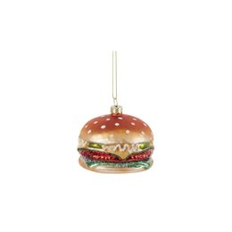 HOME STORY Weihnachtsbaumschmuck Burger braun Glas,Aluminium Maße (cm): B: 8 H: 6 T: 8.0 » Höffner