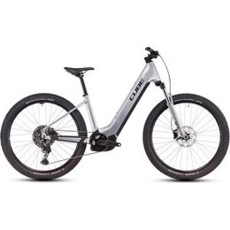 Cube Reaction Hybrid One 800 Wh E-Bike Hardtail Easy Entry 27,5" silver'n'black L | Dienstrad-Leasing m&ouml;glich