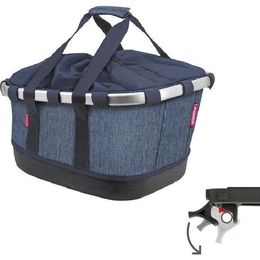 Klickfix Bikebasket GT mit Uniklip Gep&auml;cktr&auml;gertasche twist blue 21 L