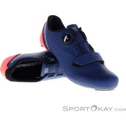 Bontrager Circuit Rennradschuhe nautical navy/radioactive coral 38