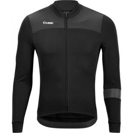 Cube BLACKLINE Trikot langarm schwarz S