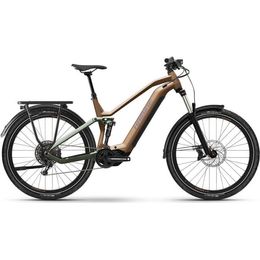 Haibike Adventr 8 720 Wh E-Bike Fully 27,5" cognac/olive matt 47 cm | Dienstrad-Leasing m&ouml;glich