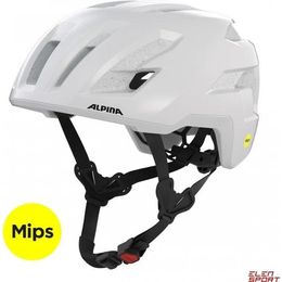 Alpina Taunus Gravel Mips Helm white matt 55-59 cm