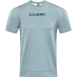 Cube ATX Rundhalstrikot Kurzarm grey S