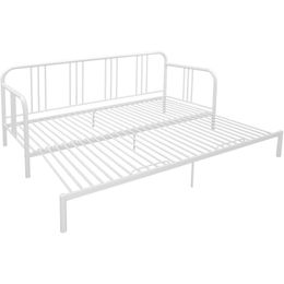 OTTO HOME Metallbett »Trento Bett Bettgestell Bestseller Doppelbett Ausziehbett« Bestseller Gästebett Sofabett Schlafzimmer, Daybett mit...