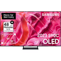 Samsung OLED-Fernseher »GQ77S90CAT« 195 cm/77 ′′ Smart-TV titanschwarz