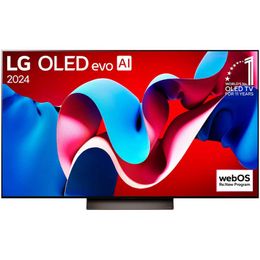 LG OLED-Fernseher »OLED65C47LA« 164 cm/65 ′′ Smart-TV schwarz Flüssiges Gaming mit bis zu 4K @ 144 Hz, Nvidia G-Sync und AMD FreeSync
