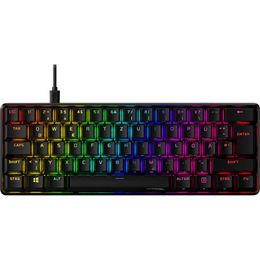 HYPERX Gaming-Tastatur »Alloy Origins 60« (Gaming-Modus Profil-Speicher USB-Anschluss) Schwarz Tastenbeleuchtung
