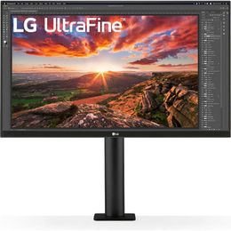 LG Ergo Monitor &raquo;27UN880P&laquo; 69 cm/27 &prime;&prime; 3840 x 2160 px 5 Reaktionszeit 60 Hz schwarz Ergonomischer Standfu&szlig; mit Schraubzwinge, Ausfahren, Einfahren,...