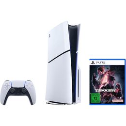 Playstation 5 Spielekonsole »Disk Edition (Slim) + Tekken 8« 825 GB schwarz/weiß