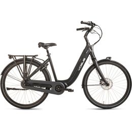 VOGUE BIKE &raquo;Mestengo&laquo; 8 Gang Shimano Nexus Schaltwerk Nabenschaltung Mittelmotor 250 W Pedelec, Elektrofahrrad f&uuml;r Damen u. Herren schwarz+schwarz