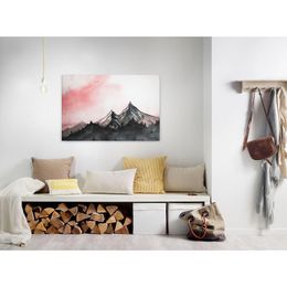 A.S. Création A.S. CRÉATION Leinwandbild »Mountain Paint« Kunst Wald 1 Stk. tlg. Berg Bild Landschaft Keilrahmen Leinwand-Bild Wohnzimmer modern Kinder Farbe...