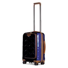 Stratic Handgepäck-Trolley »Leather&More Hartschalen-Koffer S mit Vortasche« 33 l 4 Rollen Handgepäck Reisekoffer Reisegepäck TSA-Zahlenschloss...