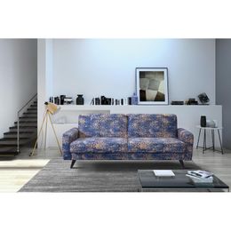 exxpo - SOFA FASHION 3-Sitzer »Side, toller Sitz- & Liegekomfort, Schlafsofa. Breite 222cm. hoher Fuß« mit Schlaffunktion, Bettkasten und hohe...