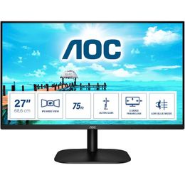 AOC LED-Monitor »27B2H/EU« 67 cm/27 ′′ 1920 x 1080 px Full HD 4 Reaktionszeit 75 Hz schwarz