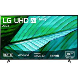 LG LED-Fernseher »86UR76006LC« 217 cm/86 ′′ Smart-TV UHD, α5 Gen6 4K AI-Prozessor, Direct LED, AI Sound, AI Brightness Control schwarz Gute...