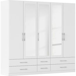 Rauch Kleiderschrank »Schrank Garderobe Wäscheschrank HERSBRUCK in 2 Breiten« Breiten: 226 oder 271 cm, Höhe 210 cm, mit 6 großzügigen Schubladen...
