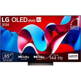 LG OLED-Fernseher »OLED65C47LA« 164 cm/65 ′′ Smart-TV schwarz Leistungsstarker α9 Gen7 4K AI-Prozessor mit 4K AI Super Upscaling und OLED Dynamic...