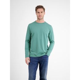 Lerros Longsweatshirt &raquo;Basic-Longsleeve&laquo; FJORD BLUE L L MODERN FIT (schmale Passform)
