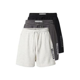 Hollister Shorts Herren Größe 33 hellgrau / dunkelgrau / schwarz / weiß