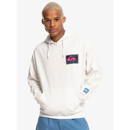 Quiksilver Kapuzensweatshirt &raquo;x Stranger Things Rainbow&laquo; White M M Stoff: Baumwollstoff