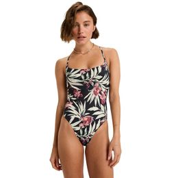 Roxy Badeanzug »Pt Beach Classics« Anthracite Wind Swept Floral XS XS Material: Polyester, weicher,...