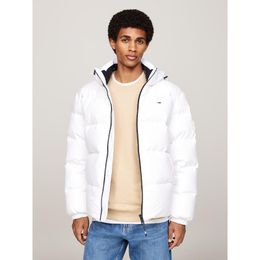 Tommy Jeans Steppjacke »TJM ESSENTIAL DOWN JACKET EXT« mit Kapuze Winterjacke Outdoorjacke Gefüttert 2 in 1 Jacke abnehmbare Kapuze White S S...