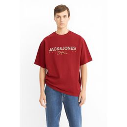 Jack & Jones JACK & JONES JUNIOR T-Shirt »JORCANGGU mit Druck und angenehmem Tragegefühl« bedruckt, modisch, regular fit, Single Jersey, Rundhals Arabian Spice...