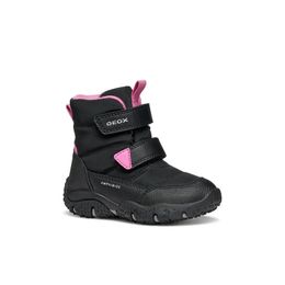 Geox Winterboots »B BALTIC GIRL B ABX« Klettstiefel, Snowboots mit Warmfutter, Größenschablone zum Download schwarz-fuchsia 24 24 Geox Winterboots...