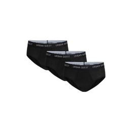 URBAN QUEST Panty &raquo;underpants The BAMBOO 3-pack&laquo; Black XL XL Elastischer Bund f&uuml;r perfekten Sitz