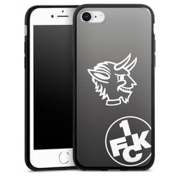 DeinDesign iPhone SE (2020) Handy Slim Case extra d&uuml;nn Silikon Handyh&uuml;lle schwarz H&uuml;lle 1. Fc Kaiserslautern Logo 1. Fck Silikon Slim Case