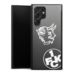 DeinDesign Galaxy S22 Ultra Handy Silikon H&uuml;lle Case schwarz Handyh&uuml;lle Logo 1. Fck 1. Fc Kaiserslautern