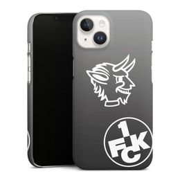 DeinDesign iPhone 14 Handy Premium Case Smartphone Handyh&uuml;lle Schutzh&uuml;lle matt Logo 1. Fck 1. Fc Kaiserslautern Premium Case